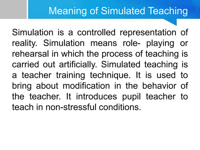 Simulated teaching | PPT | Educational Assessment | Education