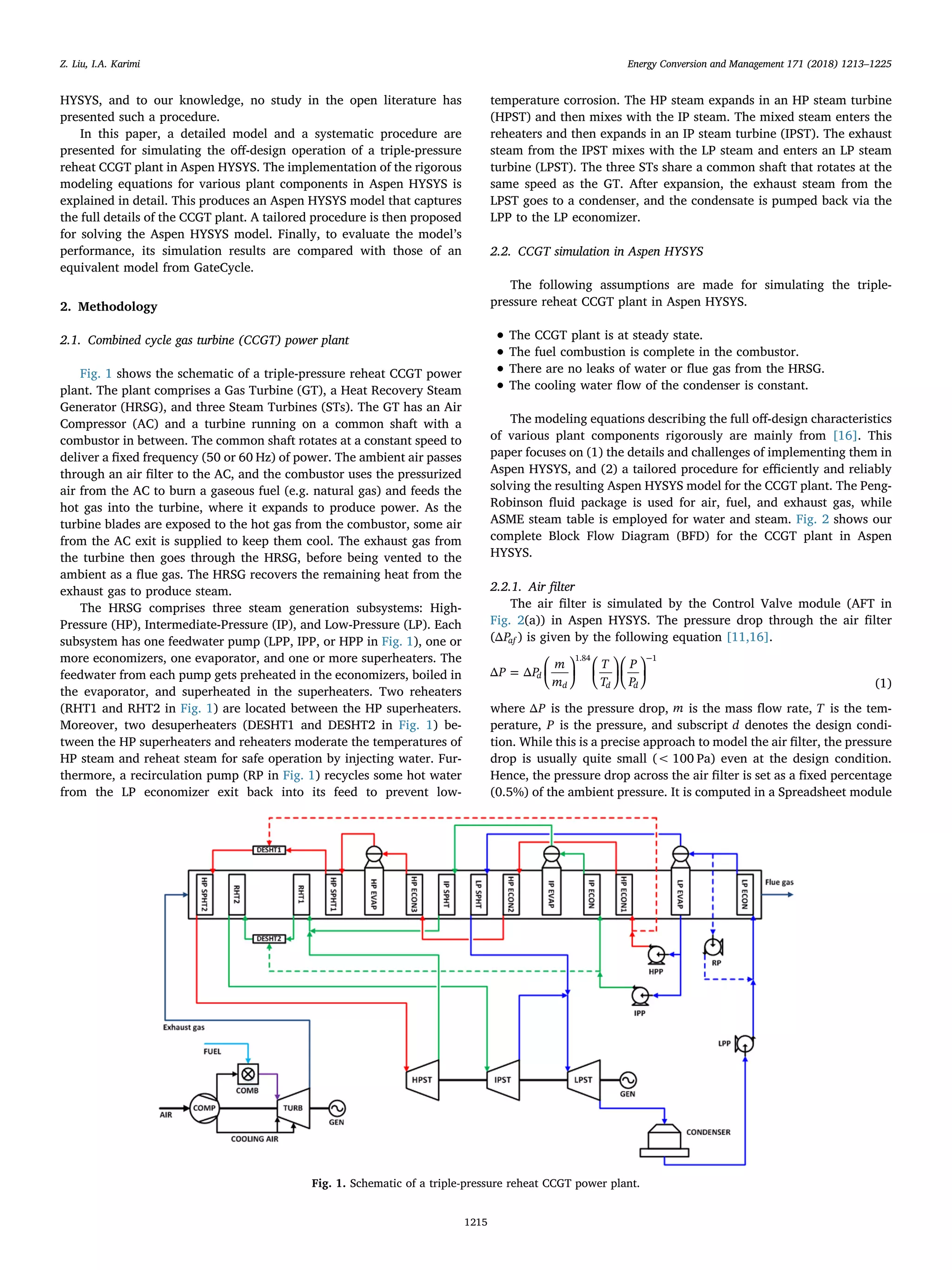 Simulating combined cycle gas turbine power plants in aspen hysys | PDF