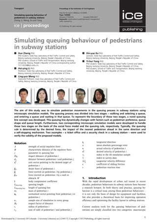 Simulating queuing behaviour of pedestrians.pdf