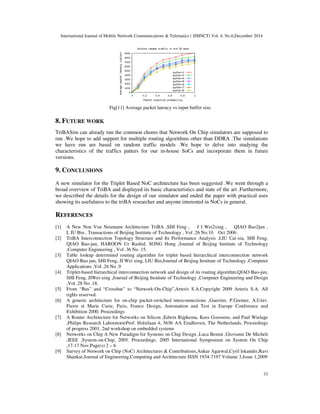 Simulating the triba noc architecture | PDF
