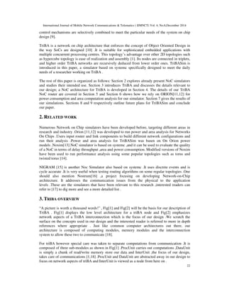 Simulating the triba noc architecture | PDF