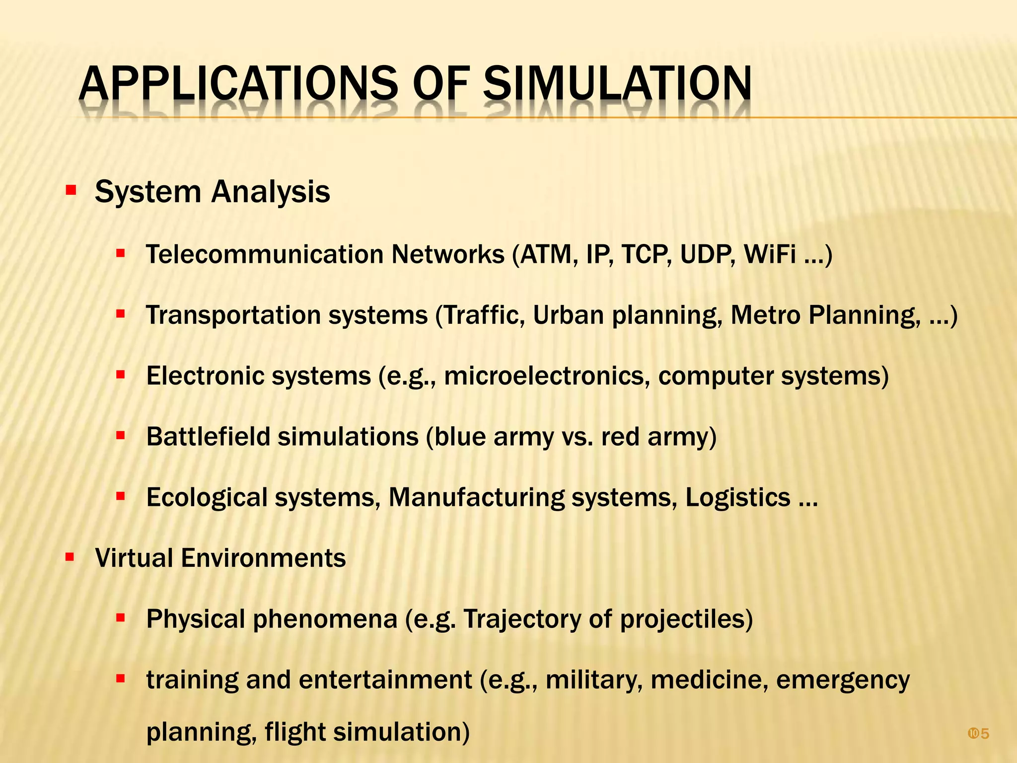 An Overview Of Performance Evaluation And Simulation Ppt