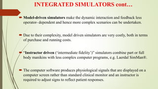 Simulation in anesthesia and medicine. pptx | PPTX | First Aid | Injuries