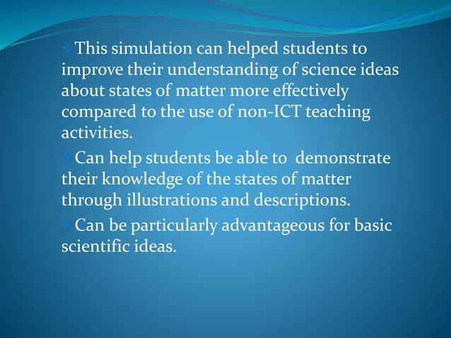 Simulation | PPTX | Chemistry | Science