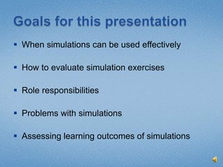Computer-based simulation | PPTX | Education
