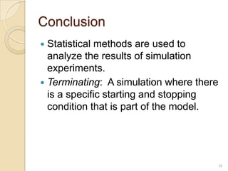 Simulation in terminated system | PPT