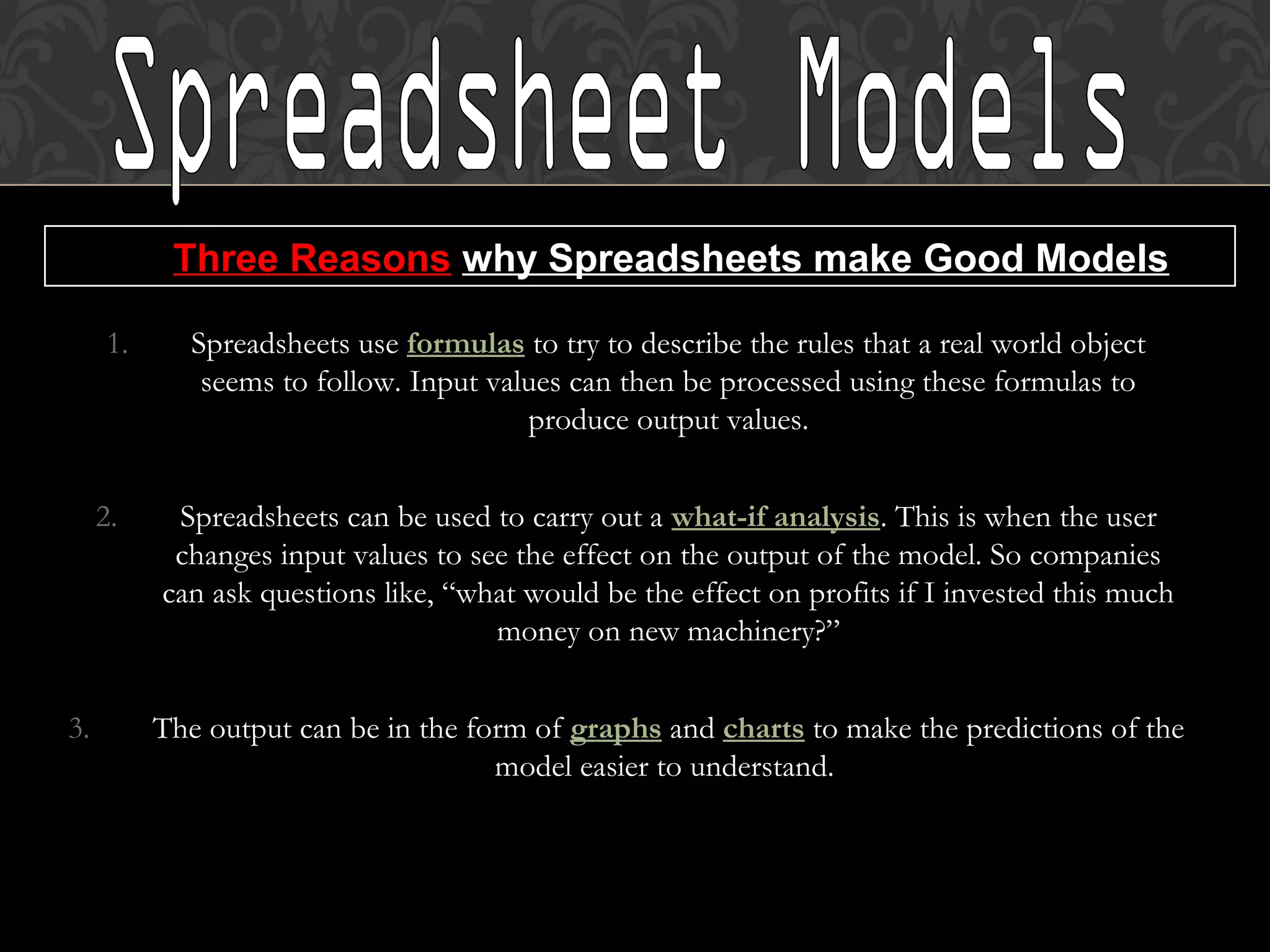 SIMULATION AND MODELLING | PPT