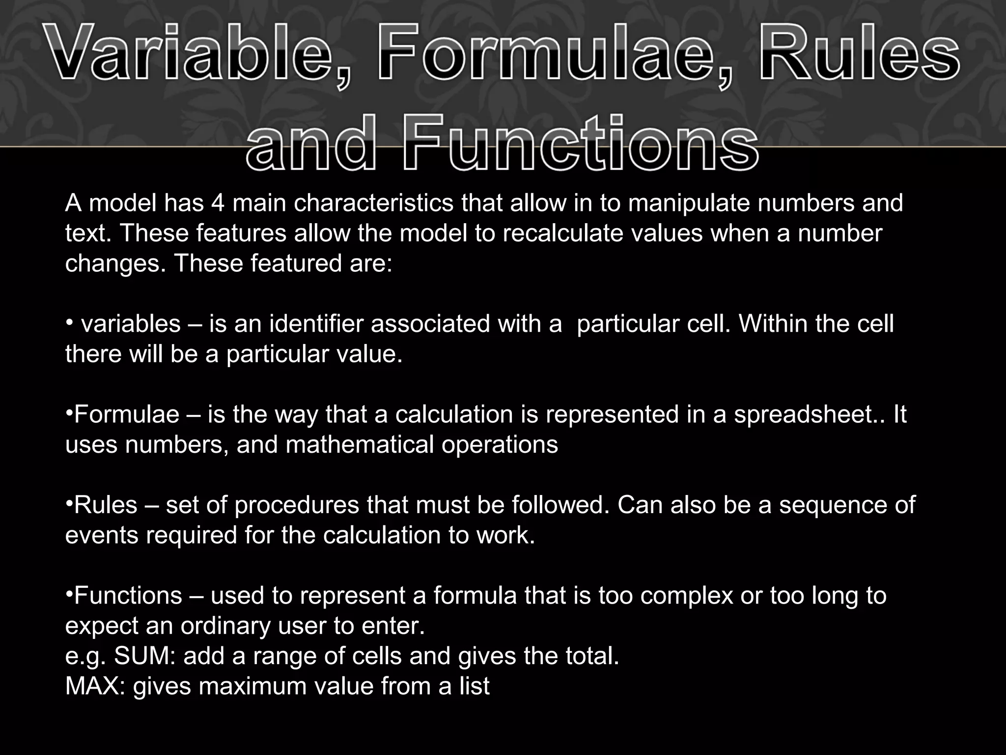 SIMULATION AND MODELLING | PPT