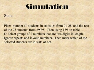 Simulation | PPTX | Lotteries and Scratchcards | Shopping