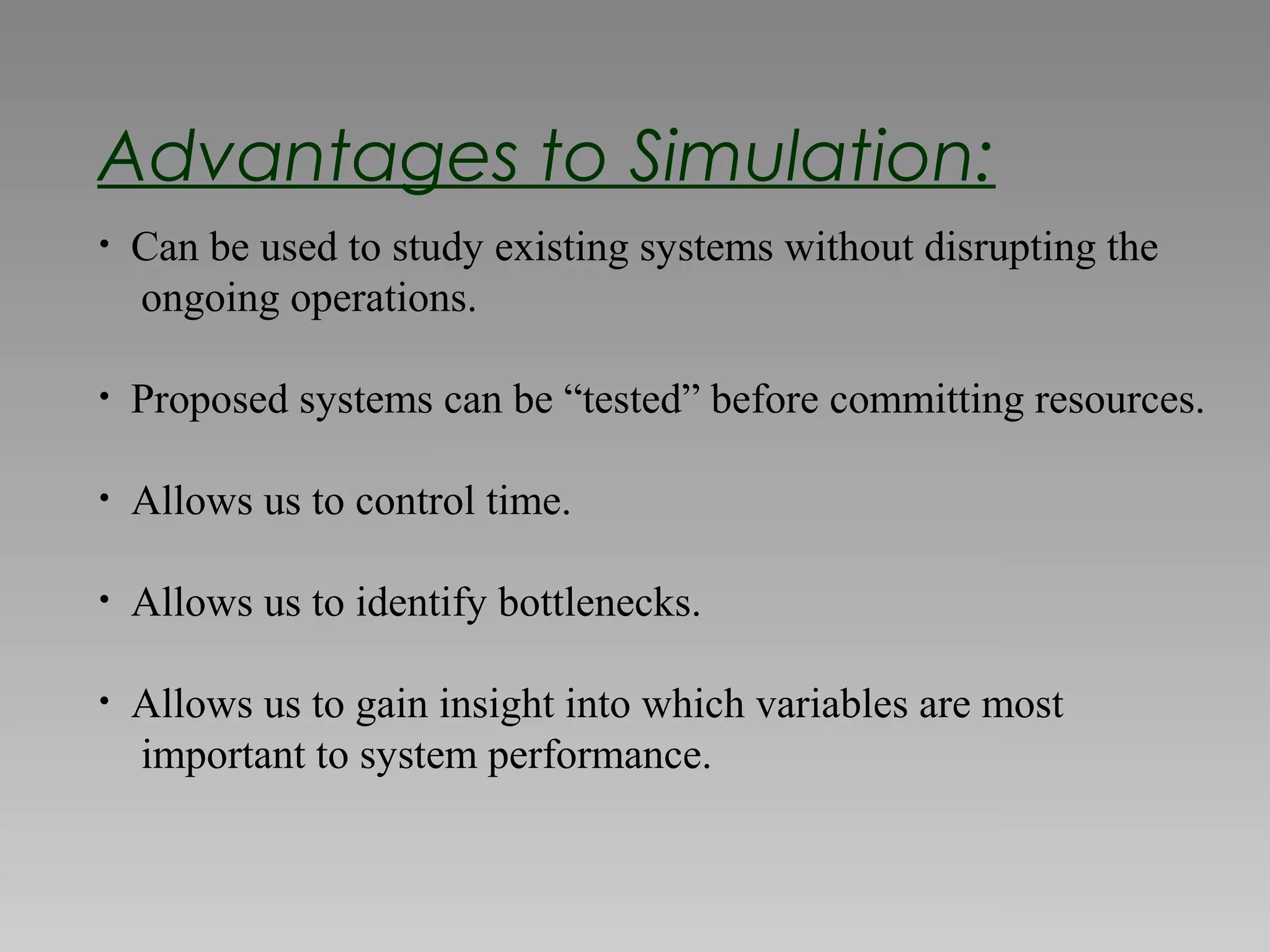 Simulation | PPT