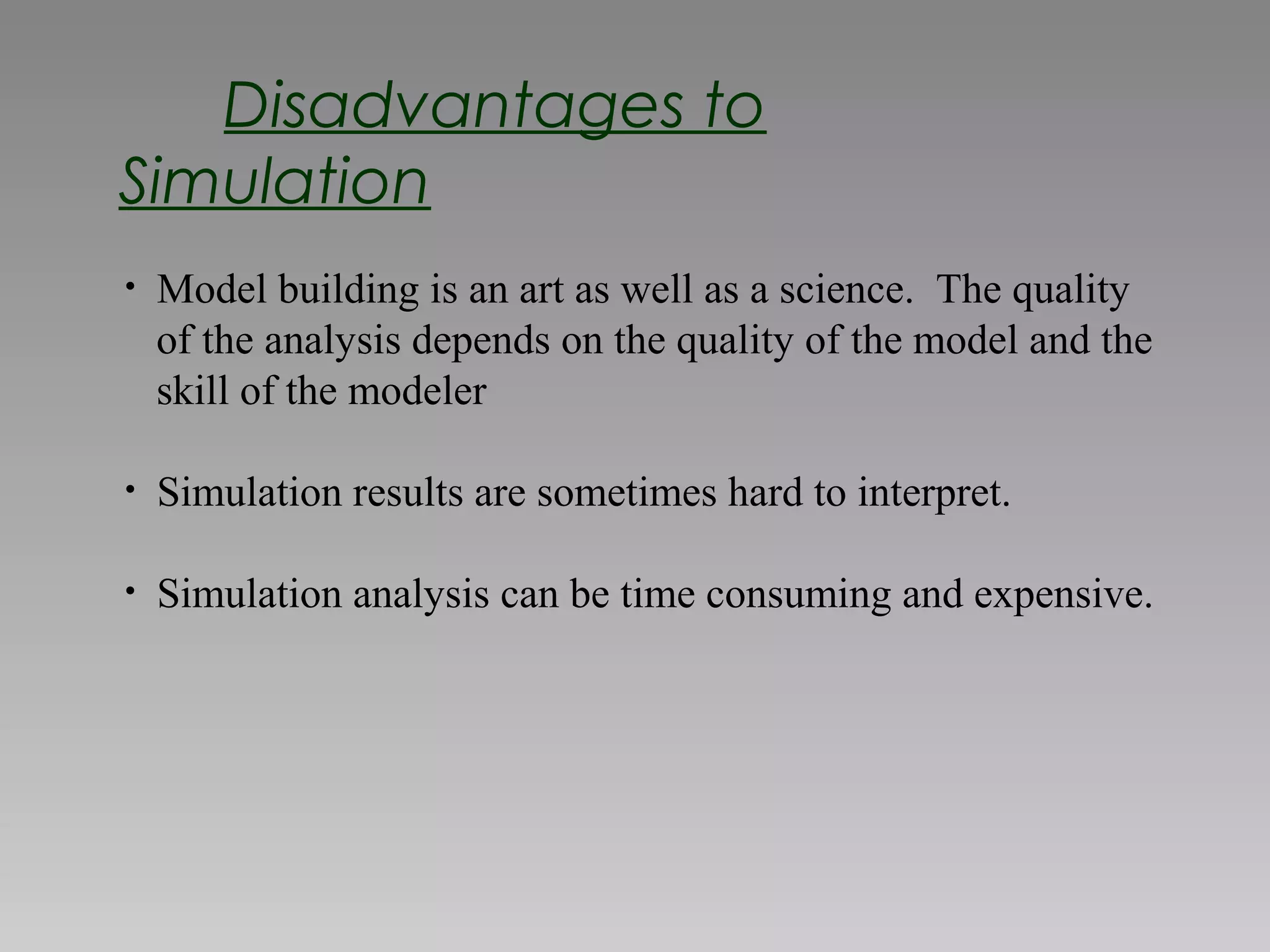 Simulation | PPT