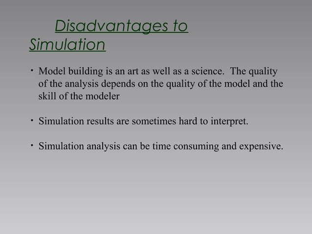 Simulation | PPT