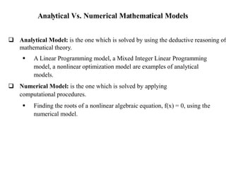 All types of model(Simulation & Modelling) #ShareThisIfYouLike | PPTX