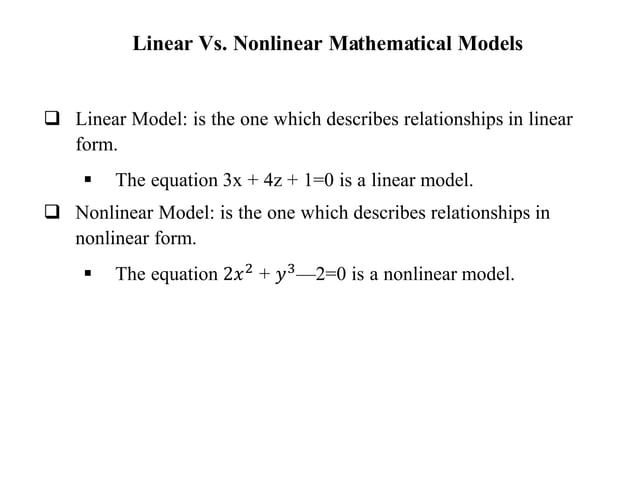 All types of model(Simulation & Modelling) #ShareThisIfYouLike | PPTX