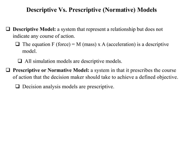 All types of model(Simulation & Modelling) #ShareThisIfYouLike