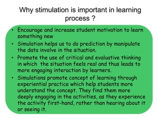 Simulation in Learning Process | PPTX