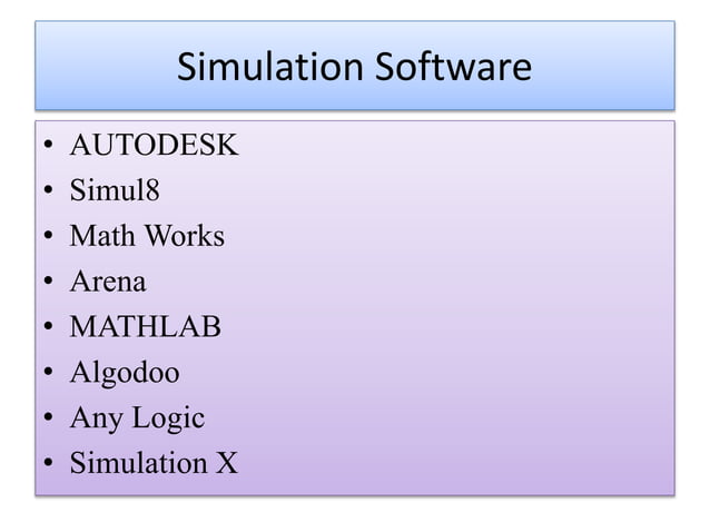 Simulation | PPTX