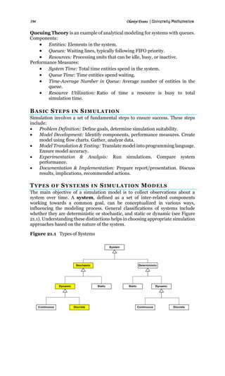 Simulation.pdf University Mathematics I: Olaniyi Evans | PDF