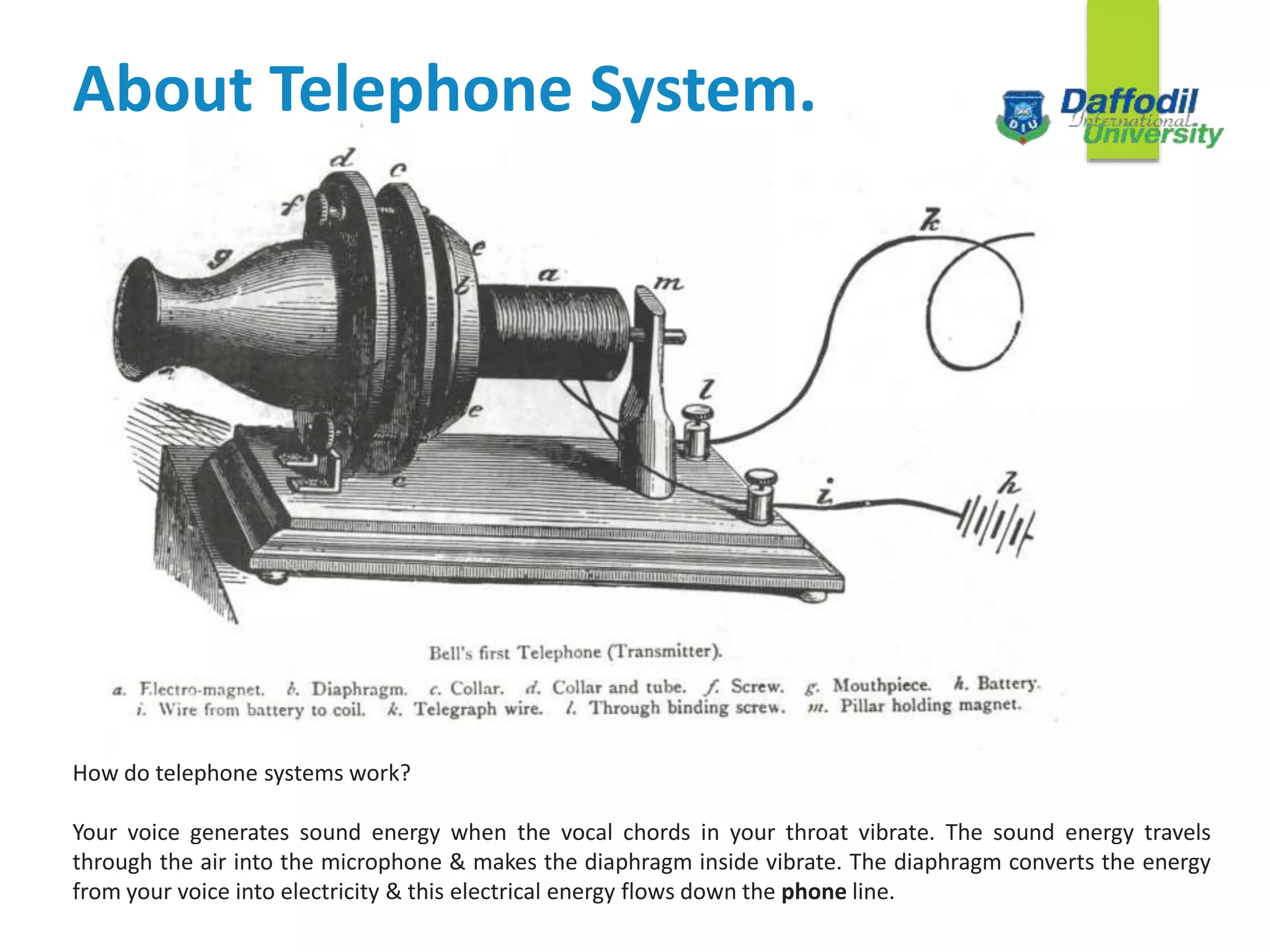 Simulation & Modeling about Telephone System | PPTX