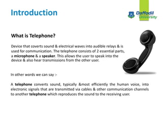 Simulation & Modeling about Telephone System | PPTX