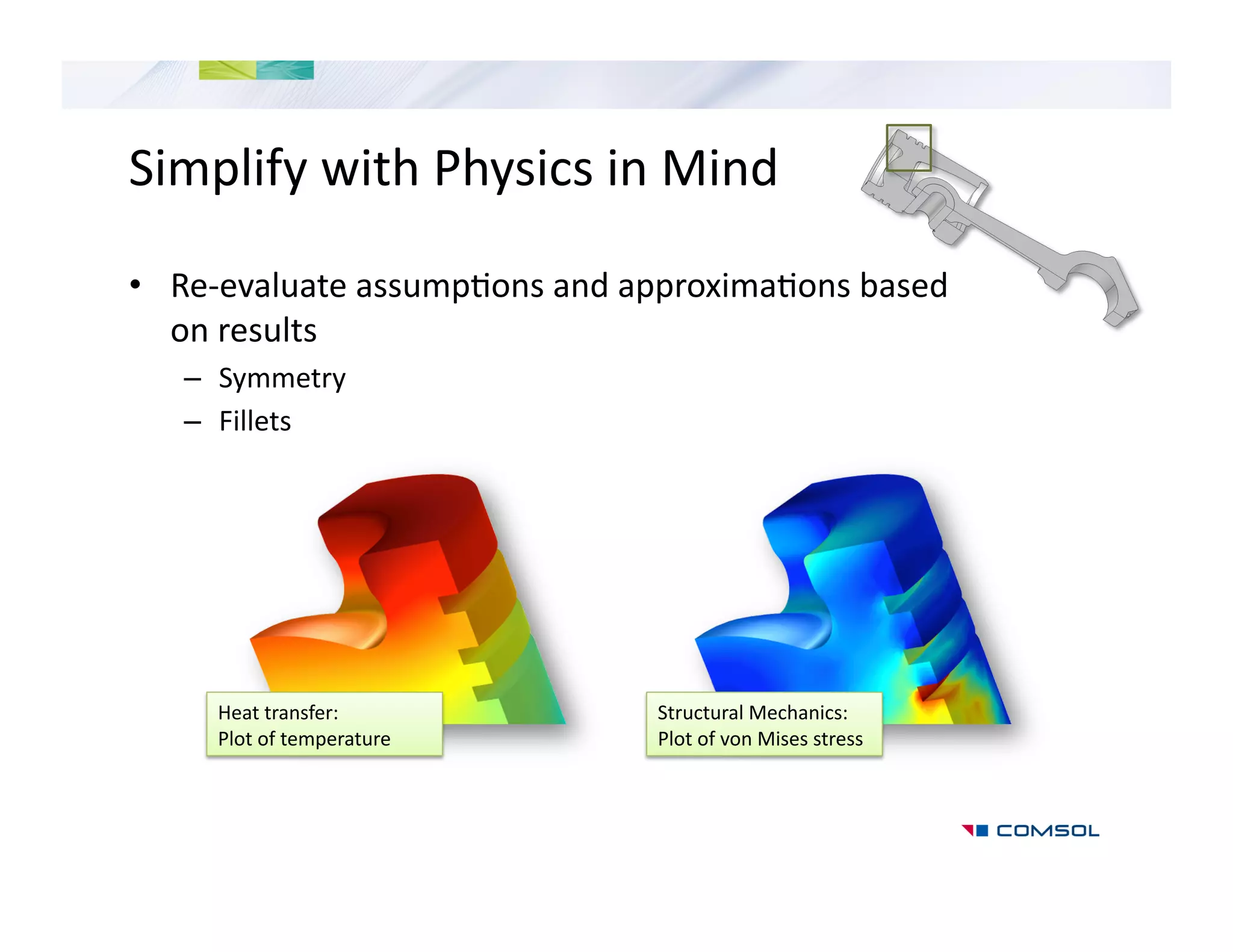 Simulation-Led Design Using SolidWorks® and COMSOL Multiphysics® | PPT