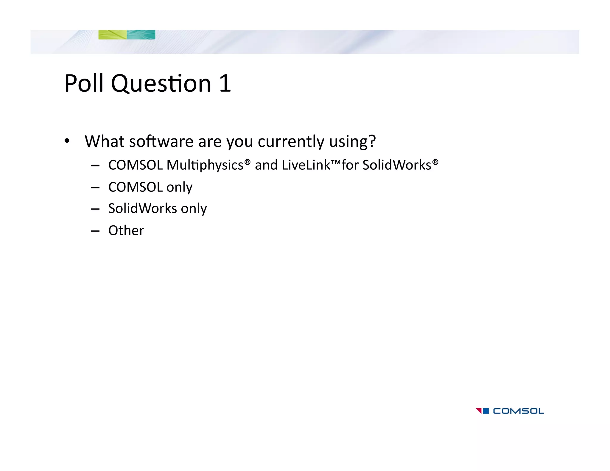 Simulation-Led Design Using SolidWorks® and COMSOL Multiphysics® | PDF