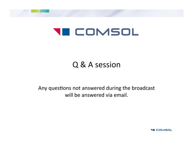 Simulation-Led Design Using SolidWorks® and COMSOL Multiphysics®
