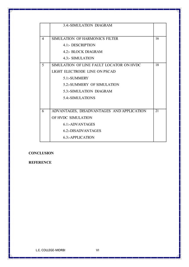 Simulation and analysis of HVDC on MATLAB and PSCAD | DOCX