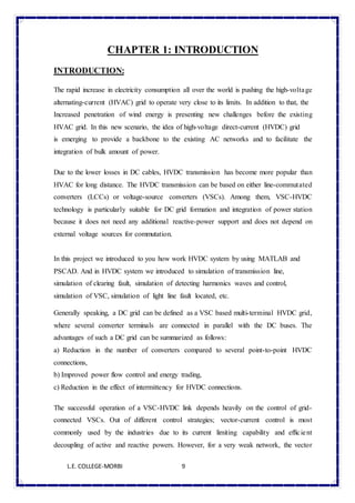 Simulation and analysis of HVDC on MATLAB and PSCAD | DOCX