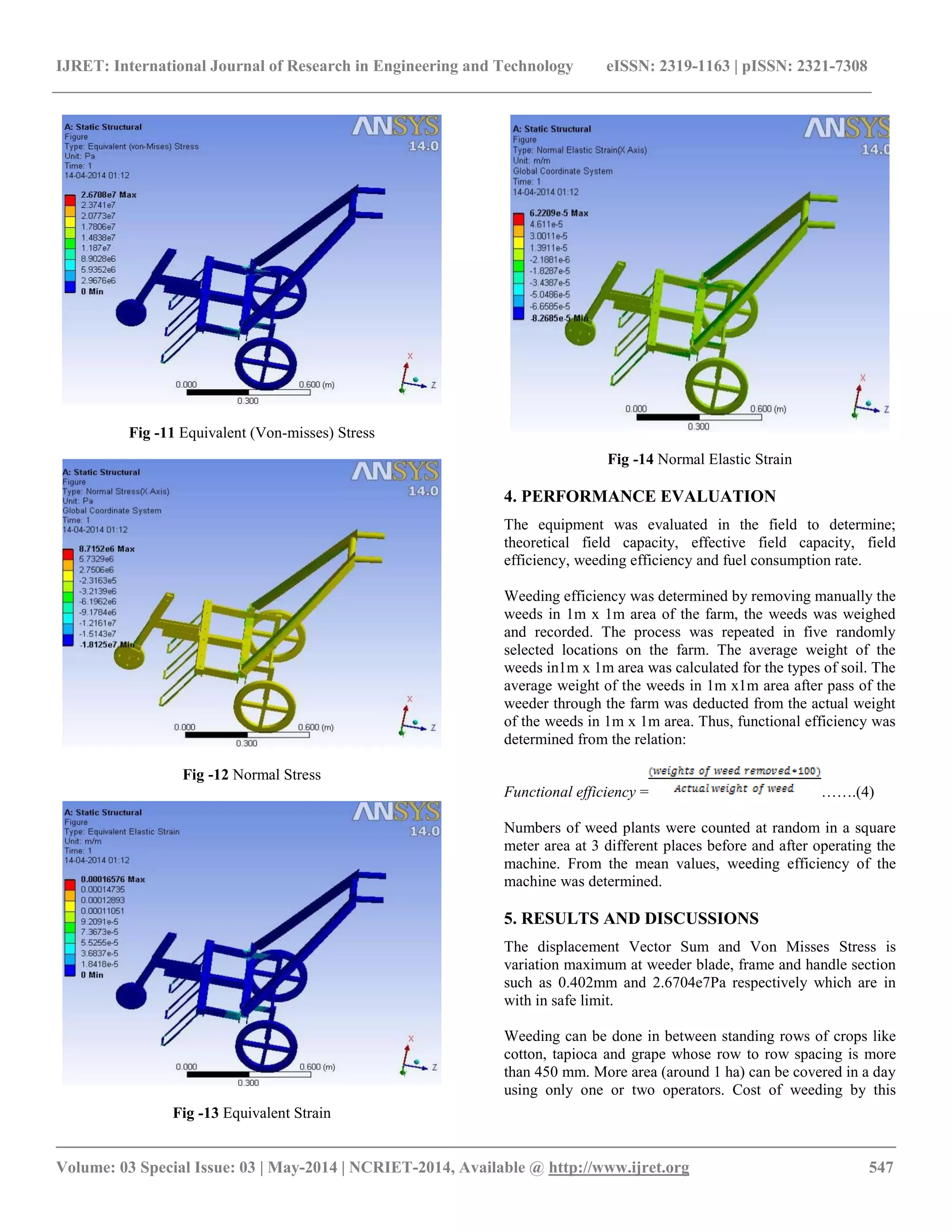 Simulation and analysis of low cost weeder | PDF