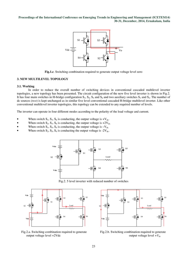 Simulation and analysis of multilevel inverter with reduced number of switches | PDF