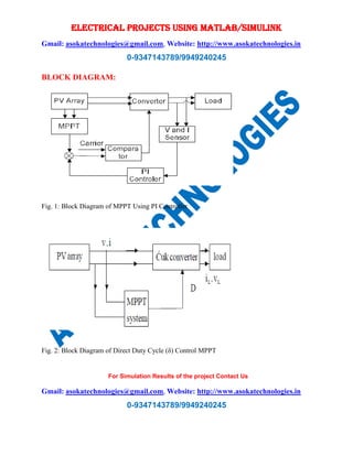 Simulation and analysis of perturb and observe mppt algorithm for array using cuk converter | PDF