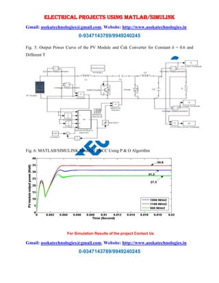 Simulation and analysis of perturb and observe mppt algorithm for array using cuk converter | PDF
