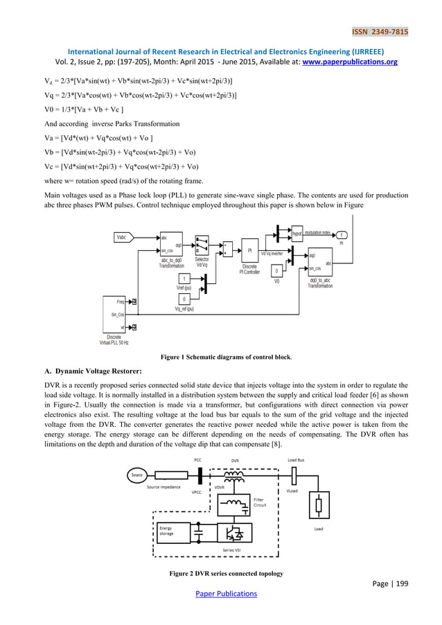 Simulation And Comparison Of Dvr And Dstatcom Used For Voltage Sag