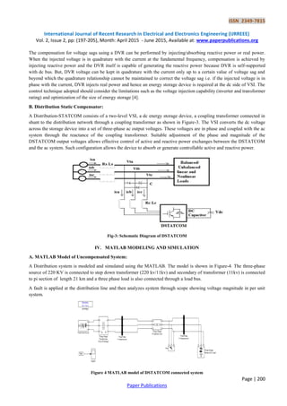 Simulation and Comparison of DVR and DSTATCOM Used for voltage sag mitigation at Distribution ...
