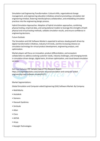 Simulation And Computer-Aided Engineering (CAE) Software Market.pdf