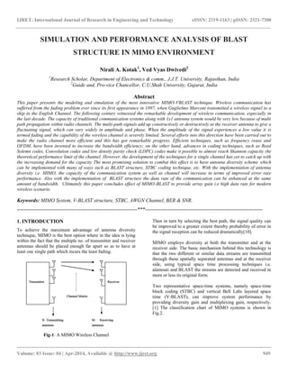 Simulation and performance analysis of blast | PDF