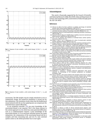 Simulation and stability analysis of neural network based control scheme for switched linear ...