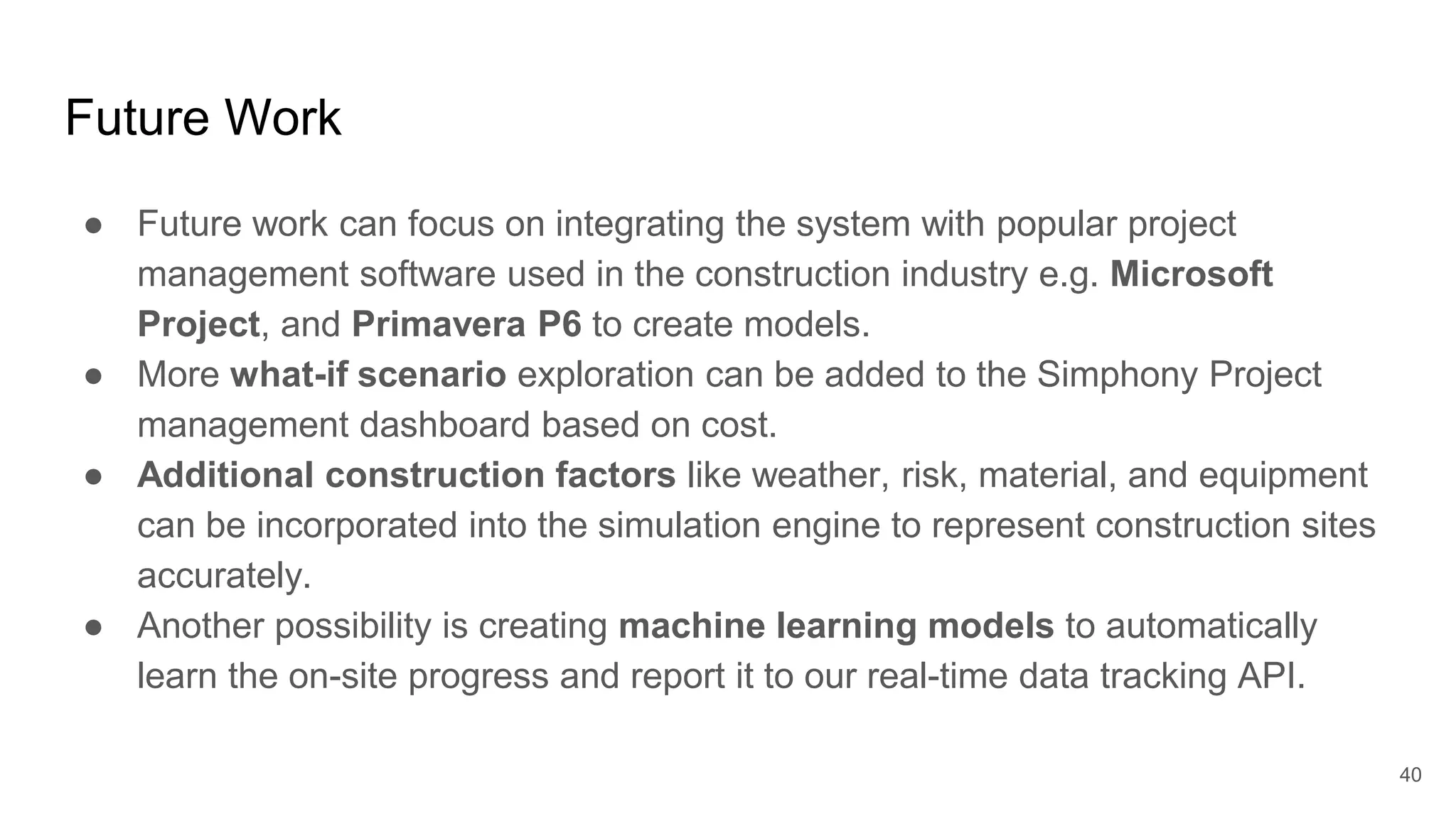 Simulation As A Decision Support Tool In Construction Project Management Simphony As A Service