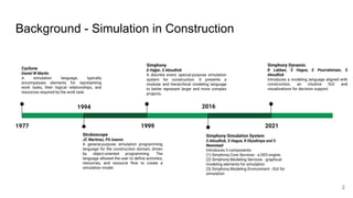Simulation as a Decision-Support Tool in Construction Project ...