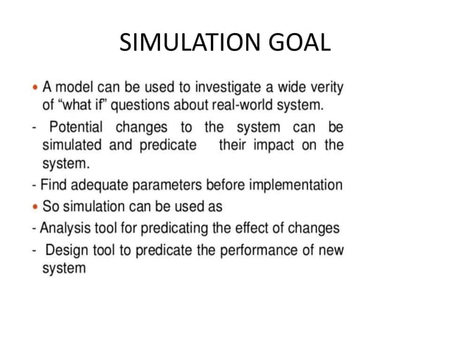 Simulation basics | PPT