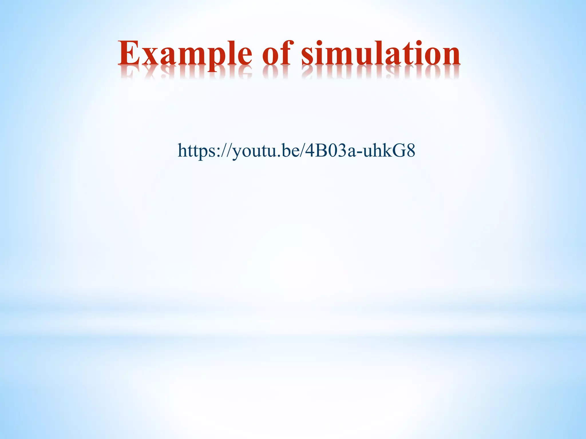 Simulation concept, Advantages & Disadvantages | PPTX
