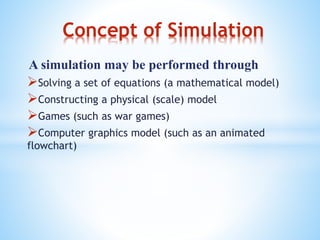 Simulation concept, Advantages & Disadvantages | PPTX | Technology ...
