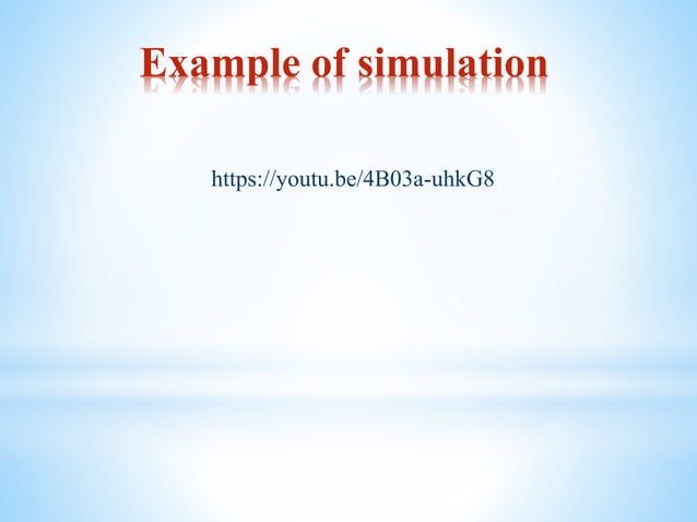 Simulation concept, Advantages & Disadvantages | PPTX | Technology & Computing