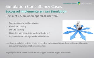 Simulation Consultancy | PPT