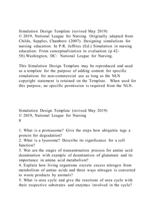 Simulation design template(revised may 2019)(name of pat | DOCX
