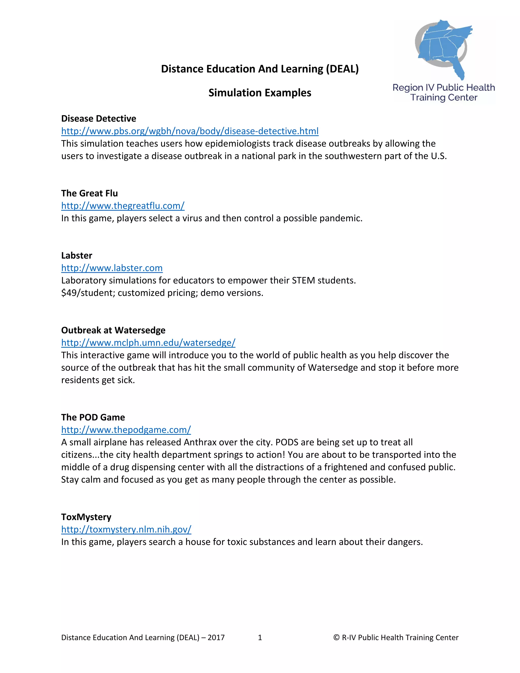 Simulation Examples | PDF | Infectious Diseases | Diseases and Conditions
