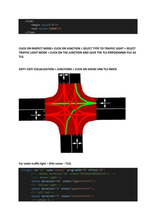 SUMO simulation CODES AND STEPS | DOCX
