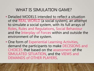 Simulation game | PPT