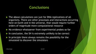 Simulation Hypothesis 2017 | PPT